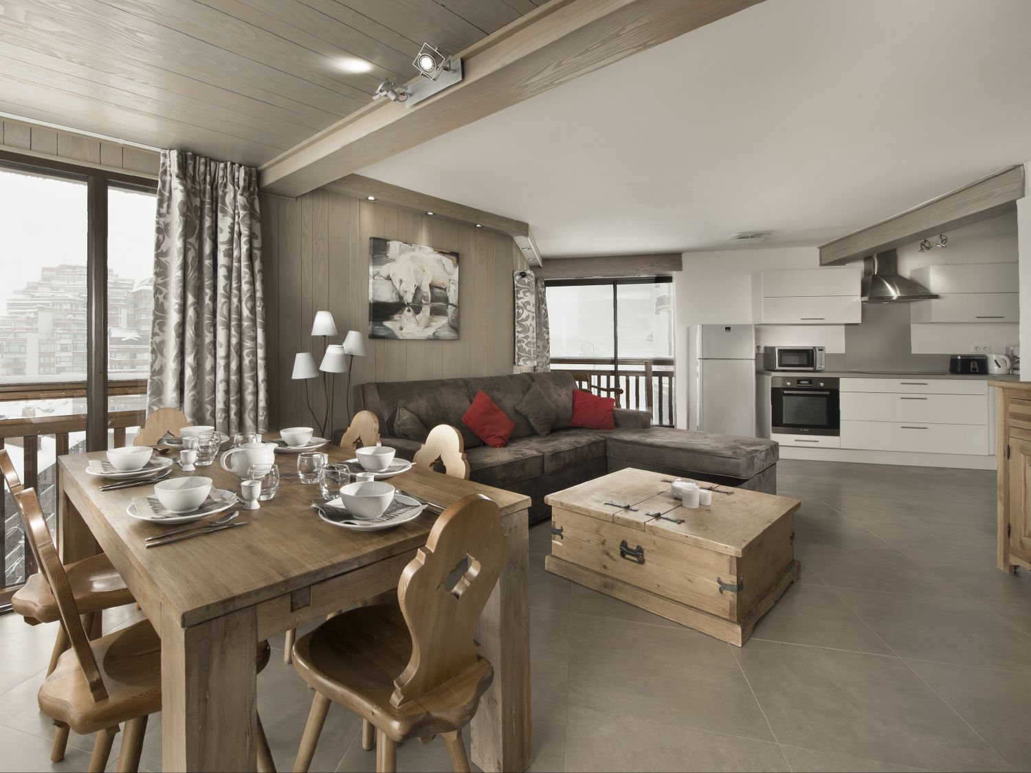 Le Roc de Peclet in Les Trois Vallées